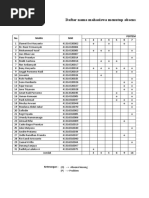 Contoh Format Rekap kehadiran siswa | PDF