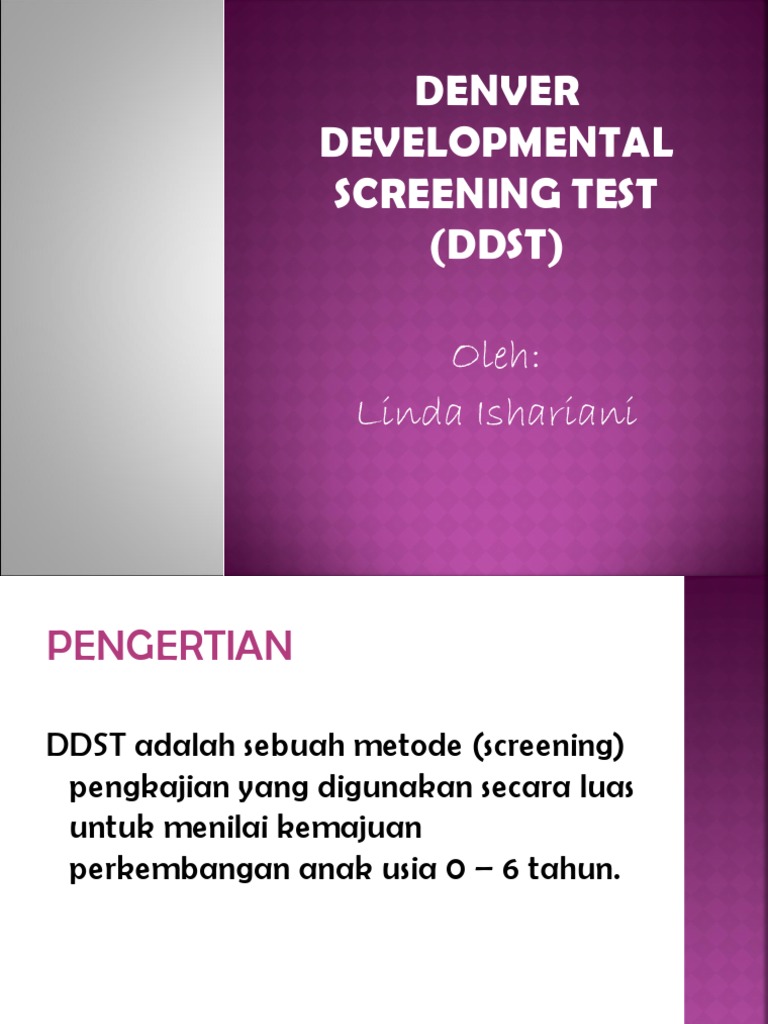DDST | PDF