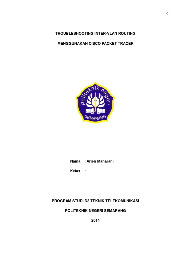 Troubleshooting Inter-VLAN Routing Mengg | PDF