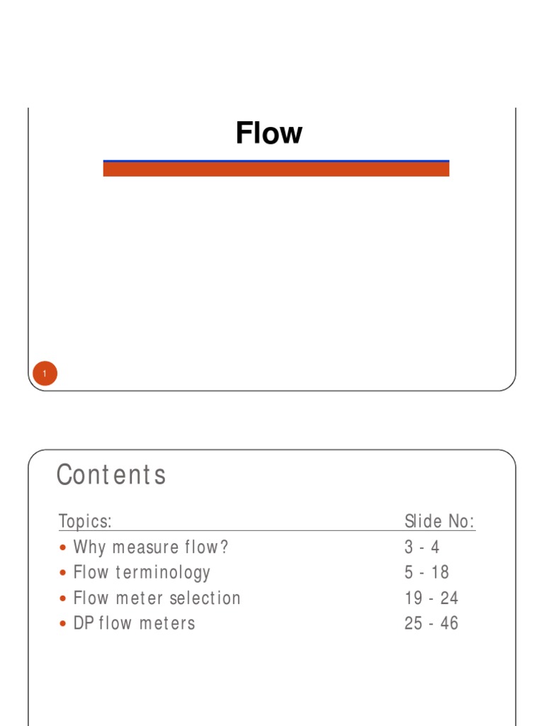 Flow Terminology | PDF | Flow Measurement | Gases