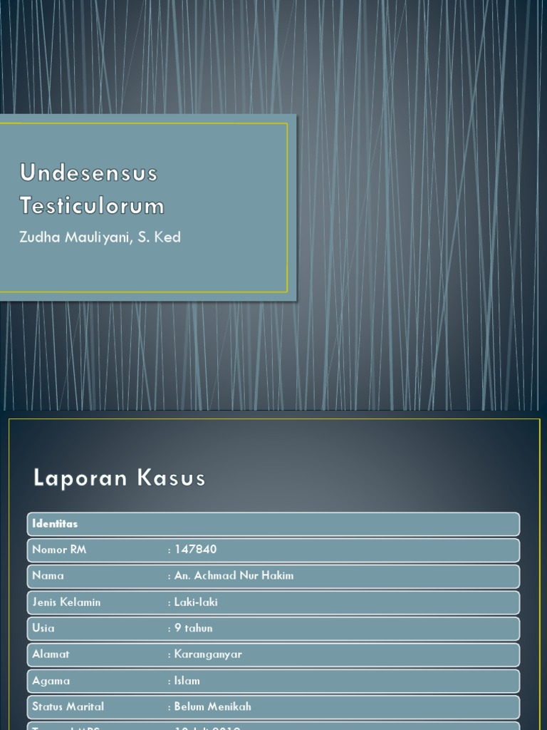 Undesensus Testiculorum | PDF