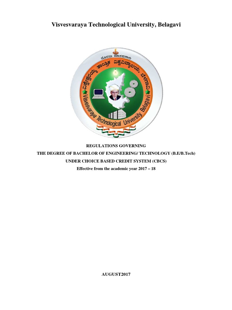 Visvesvaraya Technological University, Belagavi | PDF | Course Credit ...