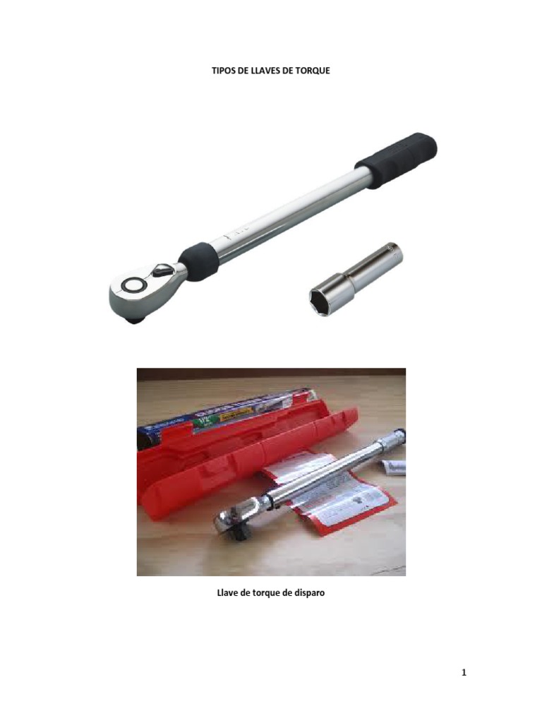 Tipos de Llaves de Torque | PDF | Naturaleza