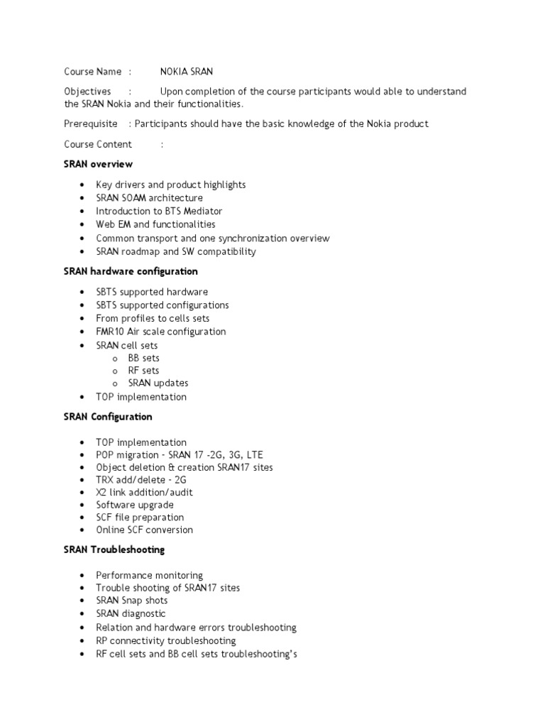 Nokia Sran | PDF