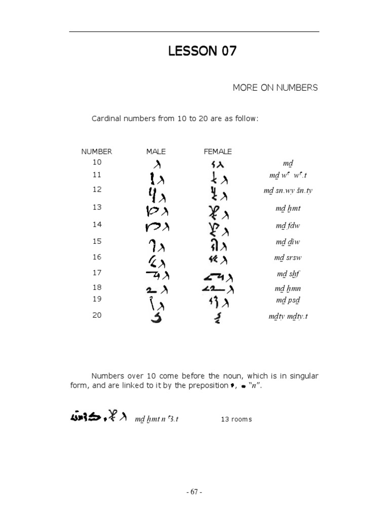 Demotic Language Basics | PDF | Grammatical Number | Verb