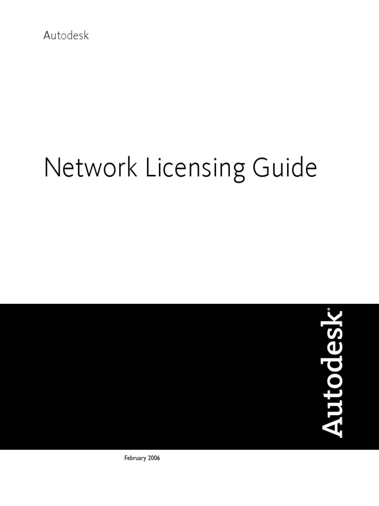 Network Licensing Guide: Autodesk | PDF