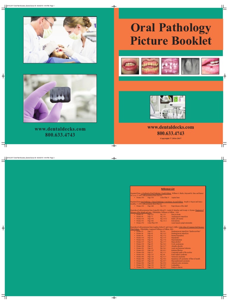 2016-2017 Oral Path Booklet | PDF | Leukemia | Dentistry
