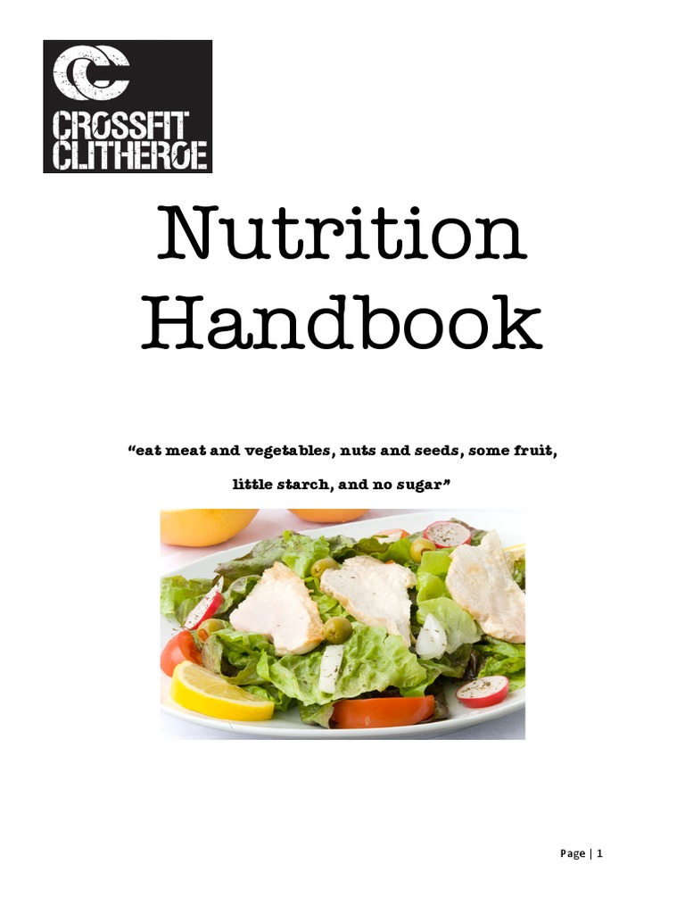 CrossFit Nutrition Handbook | PDF