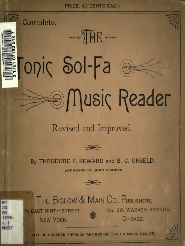 LMA) Tonic Sol-Fa Music Reader | PDF | Scale (Music) | Musical Compositions