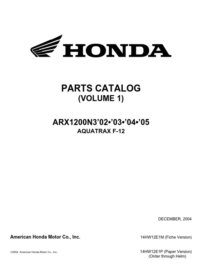 Aquatrax II | PDF | Engines | Vehicle Technology