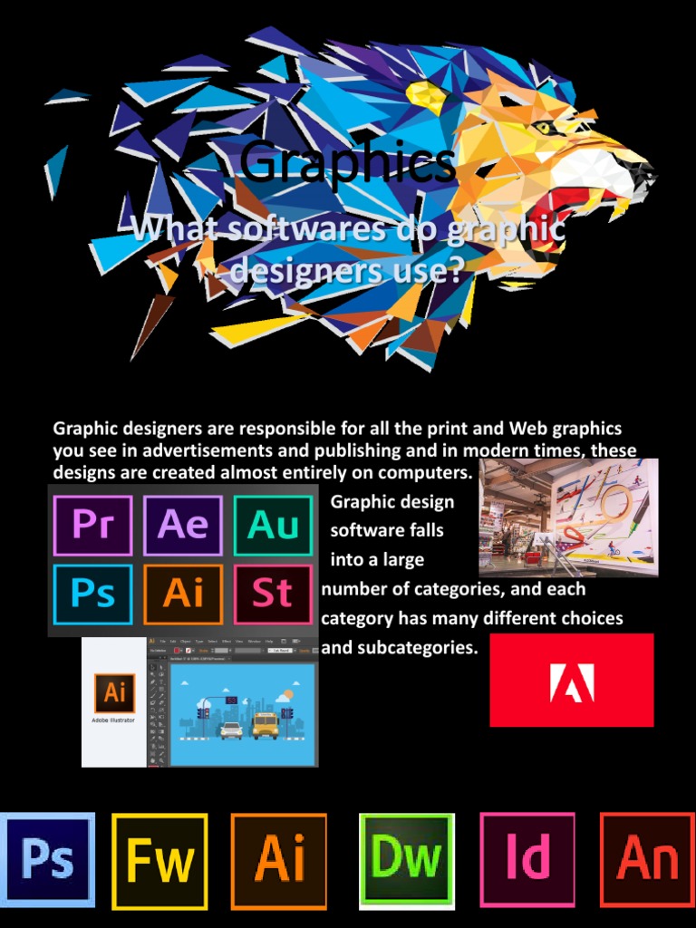 Graphics: What Softwares Do Graphic Designers Use? | PDF