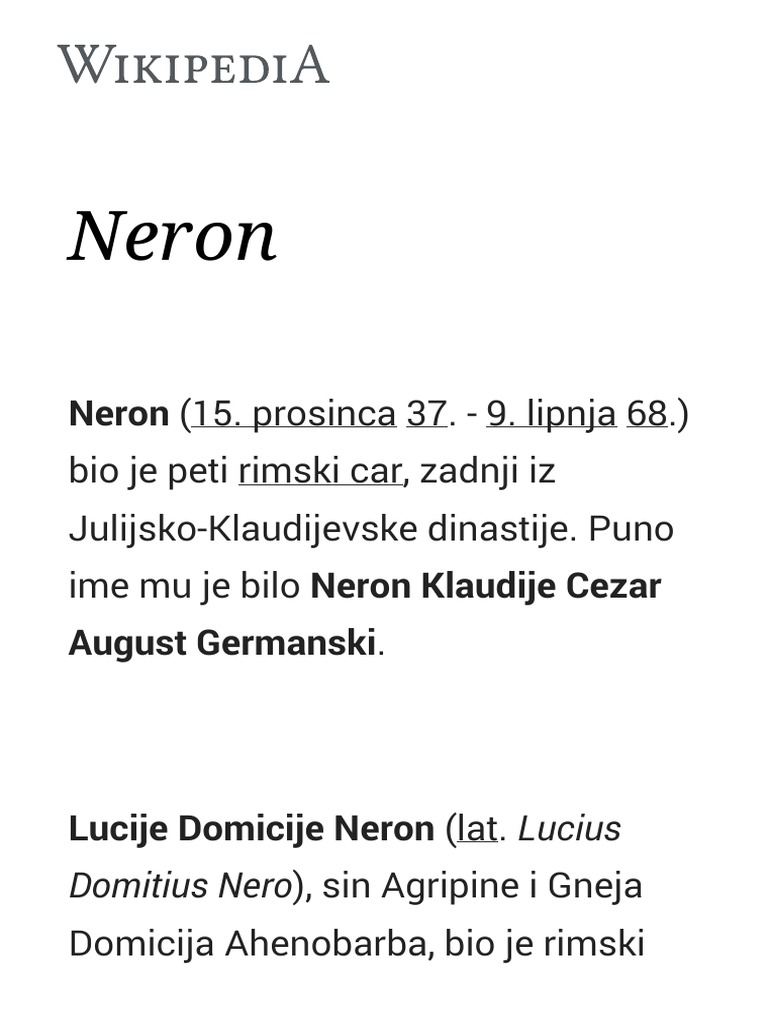 Neron | PDF