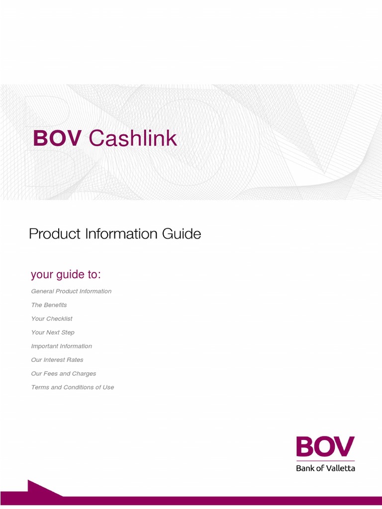 BOV Cashlink Card - Prod Info Guide 24022018 | PDF | Payments | Debit Card