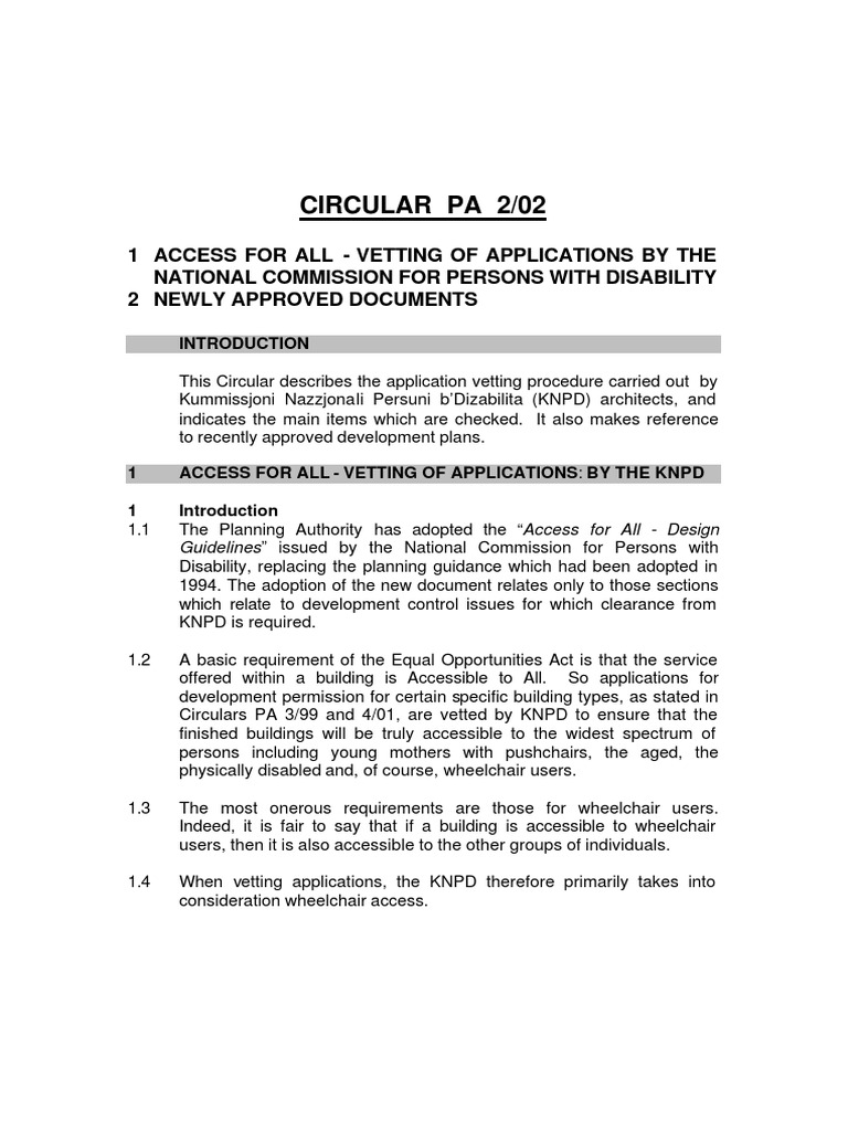 Cir2 of 2002 | PDF | Accessibility | Elevator