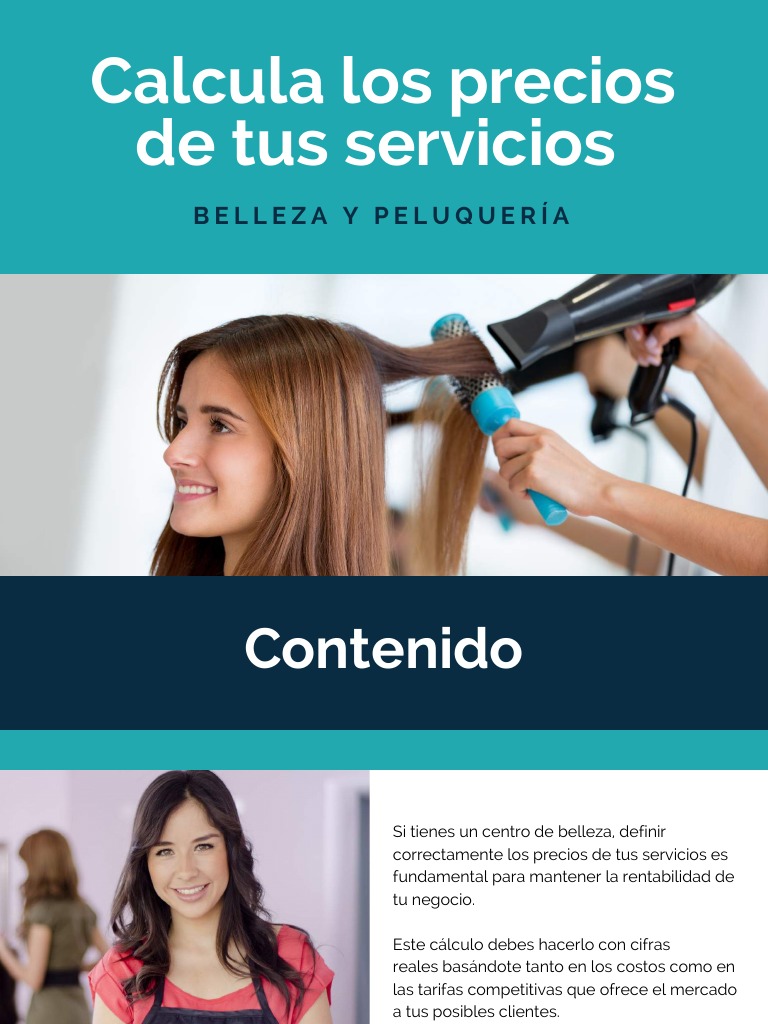 Cálculo De Precios En Salones De Belleza Pdf Precios Marketing