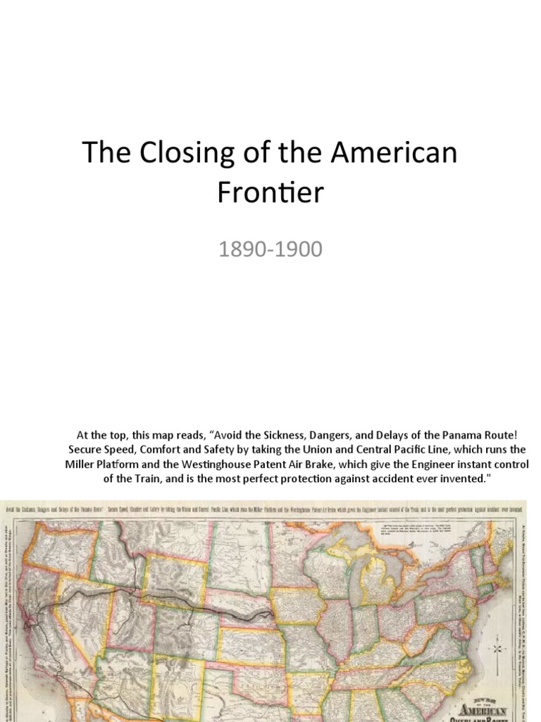 The Closing of The American Frontier | PDF | Social Science | History