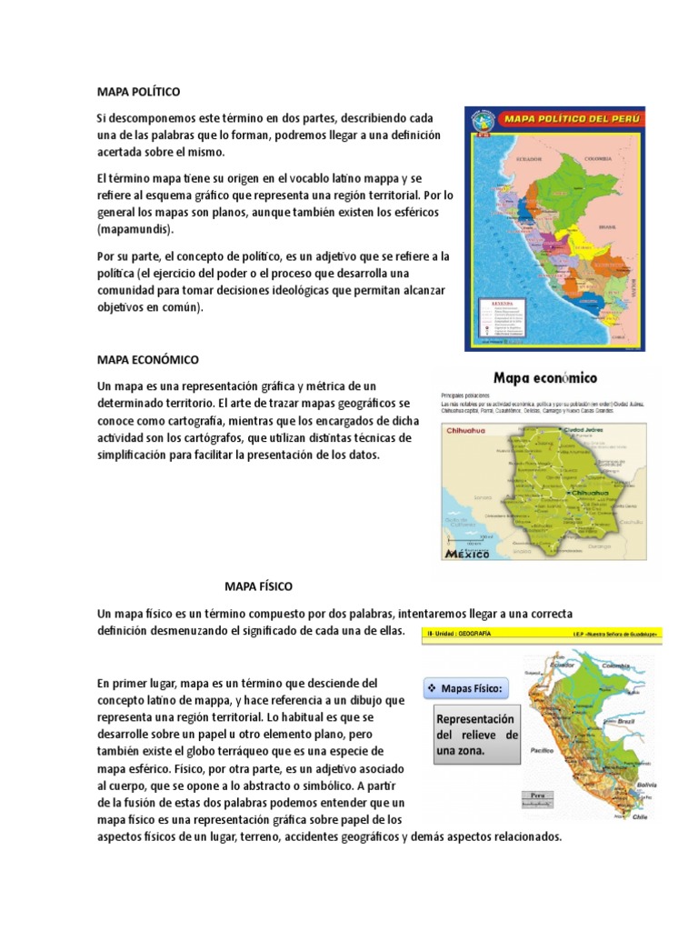 Mapa Político | PDF | Mapa | Geografía