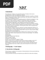 Non Destructive Testing Experiment Report | PDF | Nondestructive ...