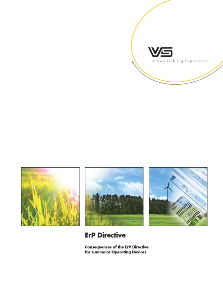 ErP Flyer 2010 - GB | PDF | Directive (European Union) | Lighting