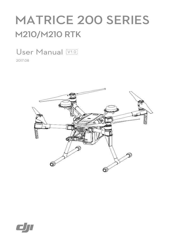 Matrice 210 210RTK User Manual en V1.02 | PDF | Usb | Global ...