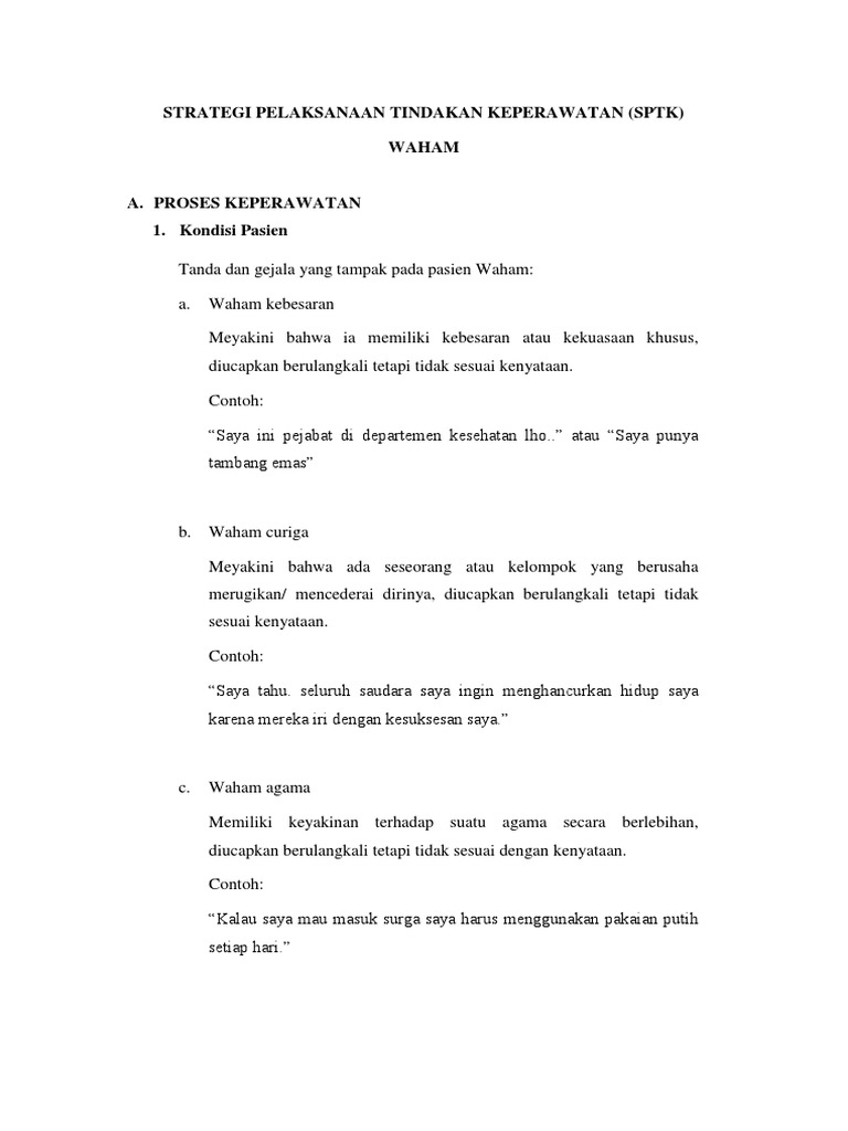 SPTK Waham | PDF | Pengembangan Diri | Kesehatan Holistik
