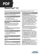 MasterCast 141 | PDF | Concrete | Mortar (Masonry)