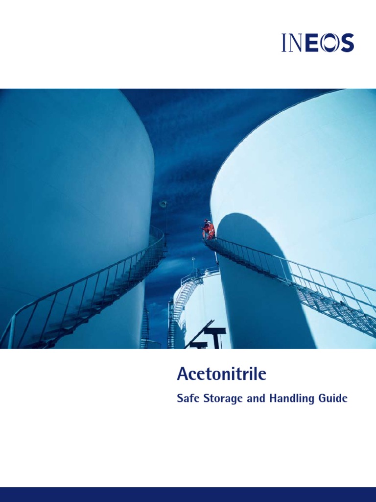 Acetonitrile: Safe Storage and Handling Guide | PDF | Valve | Solvent