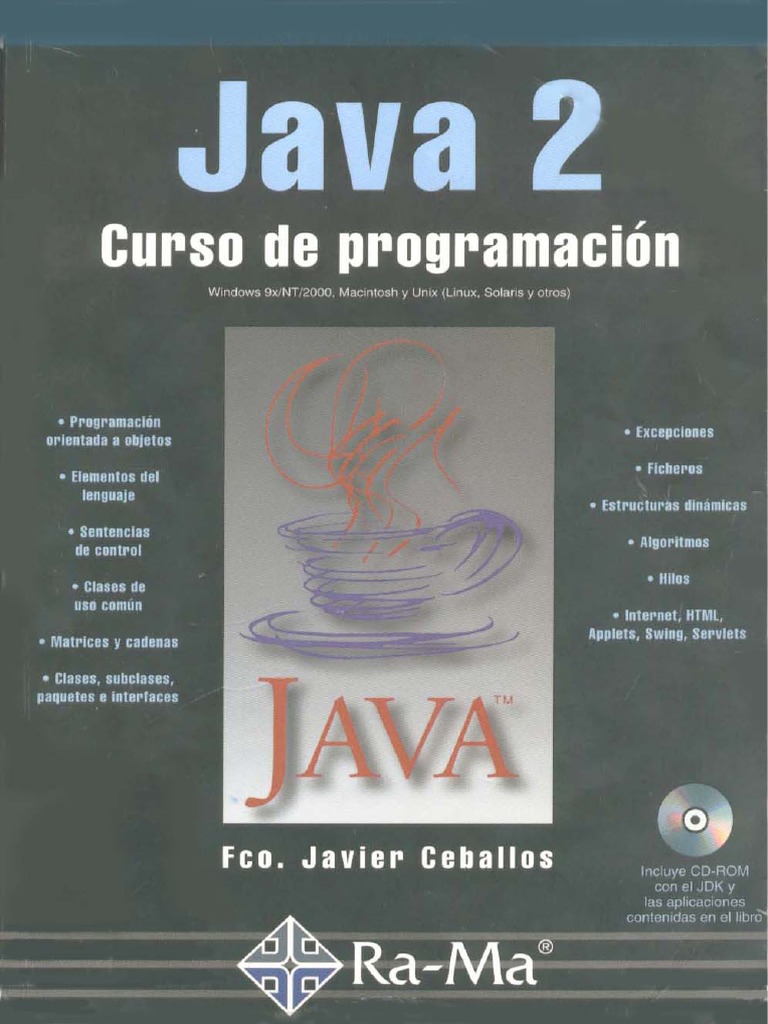 JAVA 2-Curso de Programacion - (Javier Ceballos) | PDF | J Query | .NET Framework