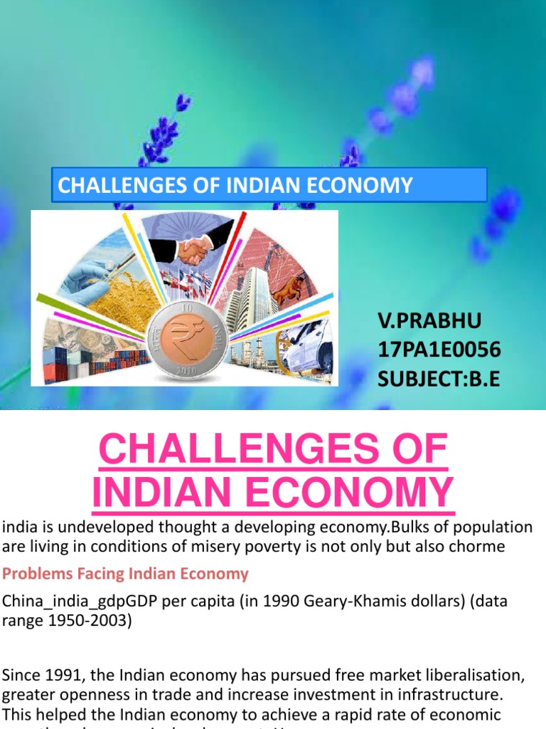 Challenge of Indian Economy | PDF | Government Budget Balance | Economy ...