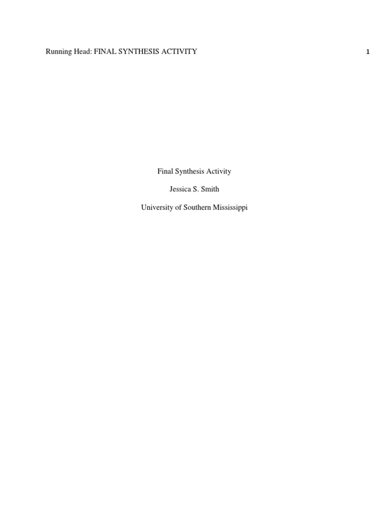 Final Synthesis Activity | PDF | Second Language | Accent ...