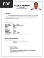 Seafarer CV Template and Guidelines | PDF | Ships | Sailor