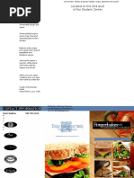 Laurier Food Services Meal Plan Brochure | PDF | Meal | Menu