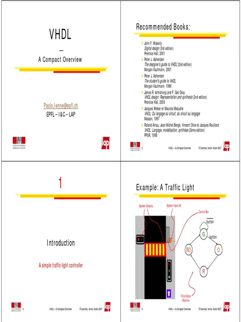 A Compact Overview P: Recommended Books: Recommended Books | PDF | Vhdl ...