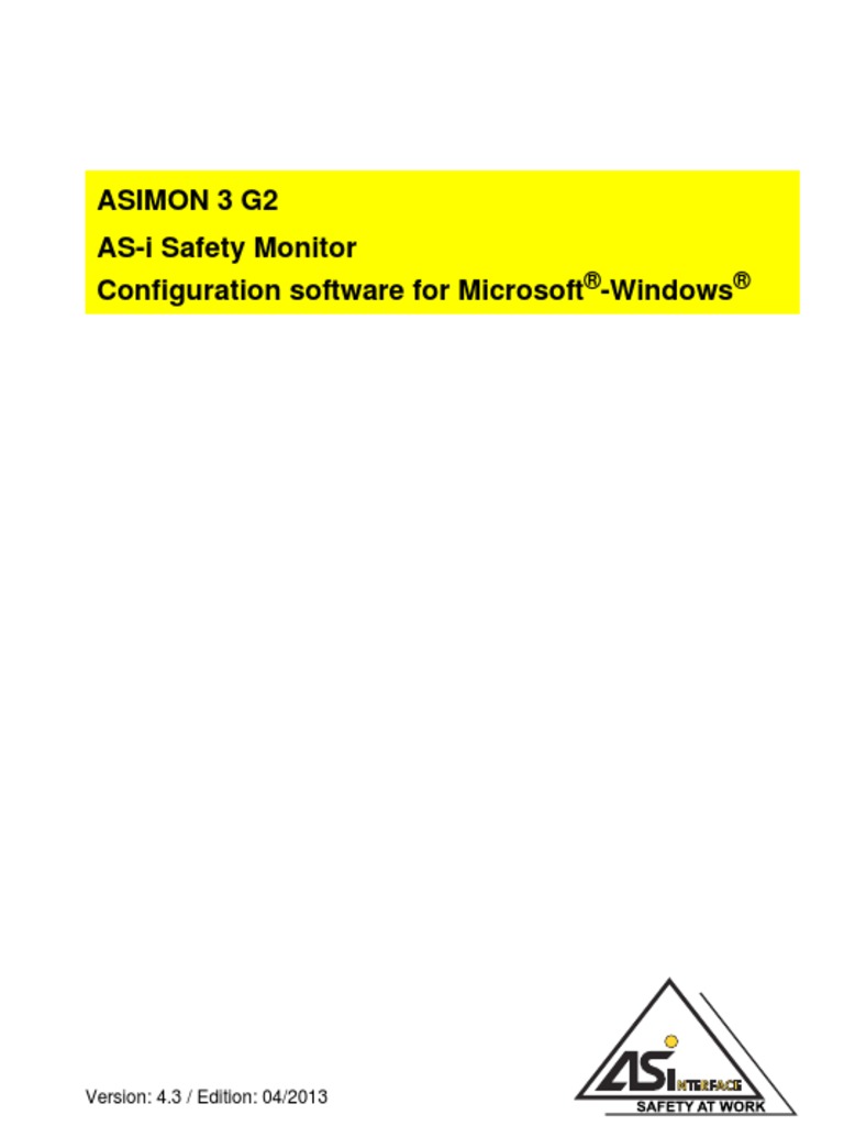 ASi MON | PDF | Relay | Input/Output