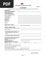 Aar Claim Form | PDF
