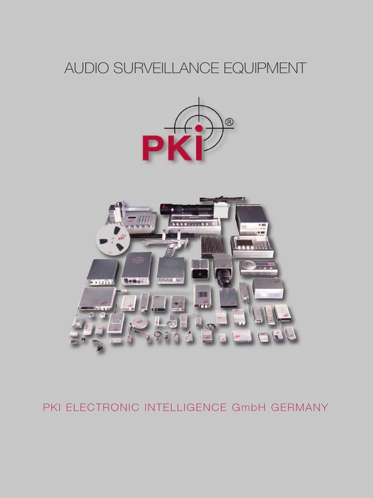 8 PKI Audio Surveillance Equipment Flyer 2015 | PDF | Transmitter ...