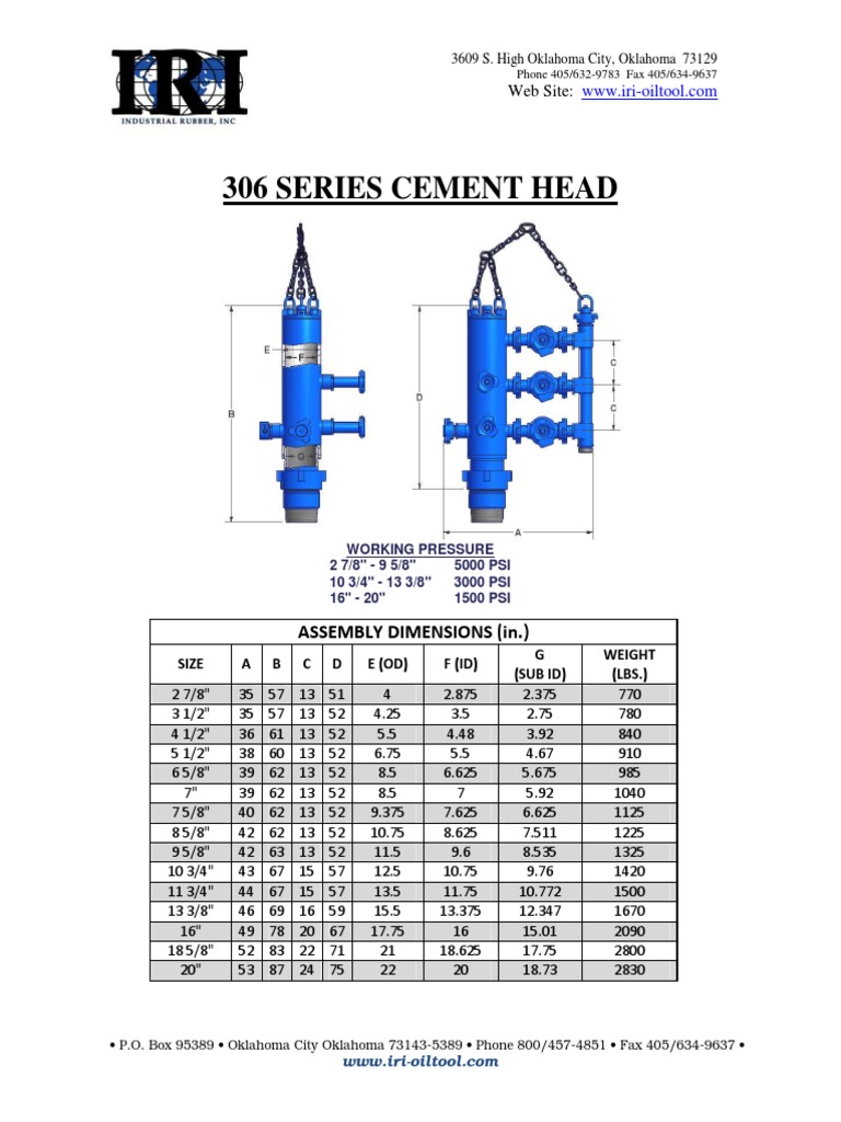 306 Series Cement Head Catalogue | PDF