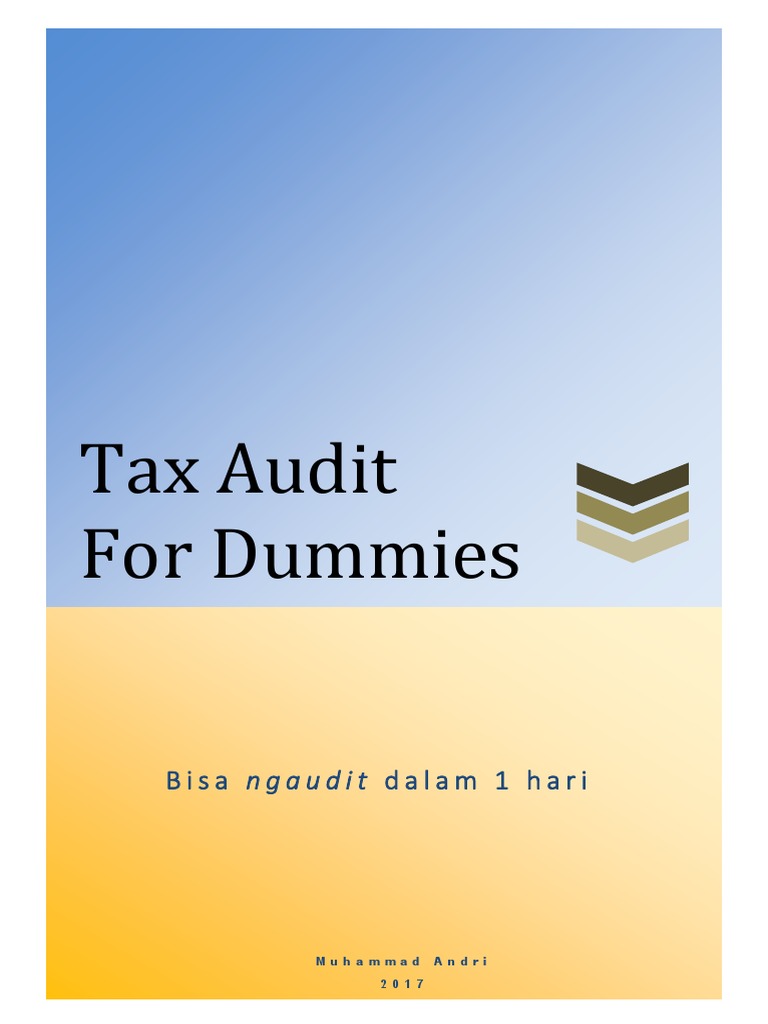 Tax Audit For Dummies | PDF