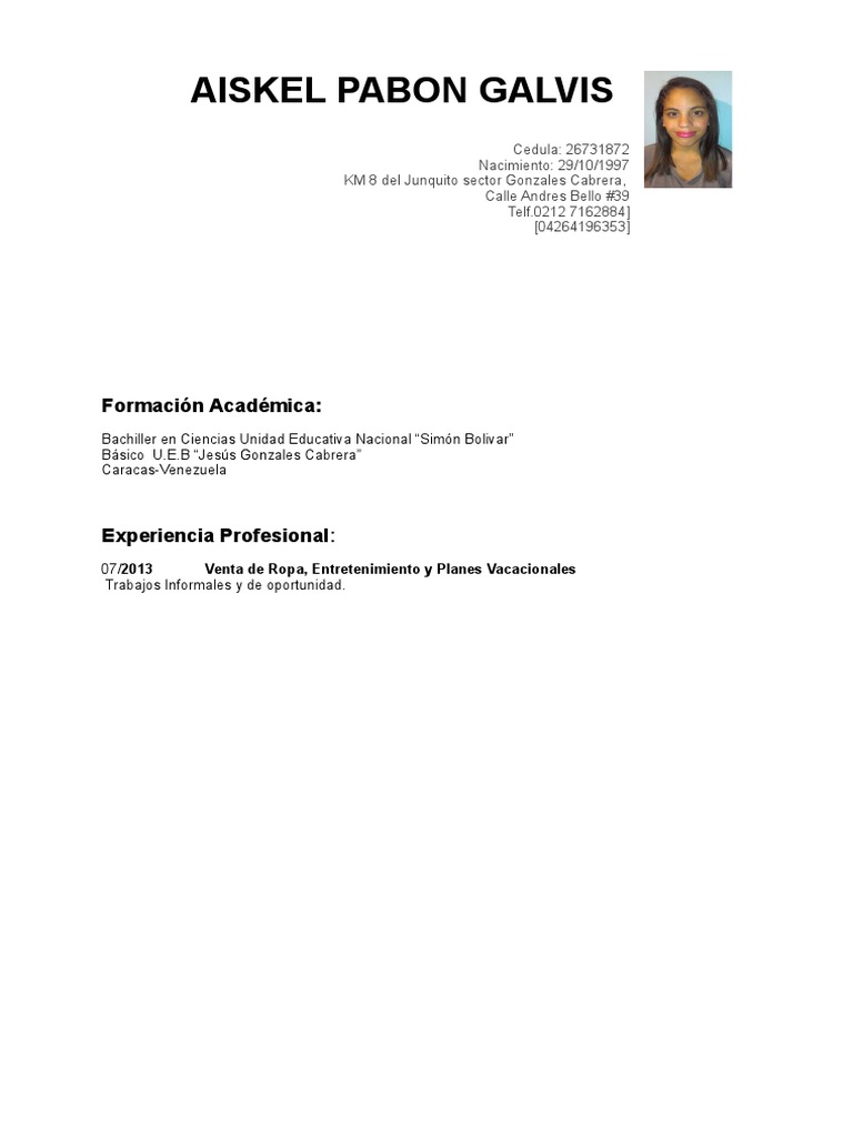 AISKEL CV | PDF