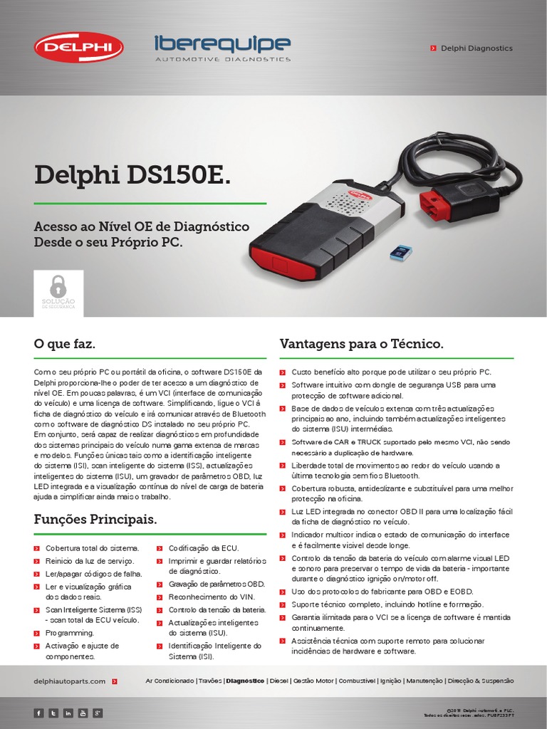 Catalogo Delphi Ds150e PT | PDF | PCs (computadores) | Bluetooth