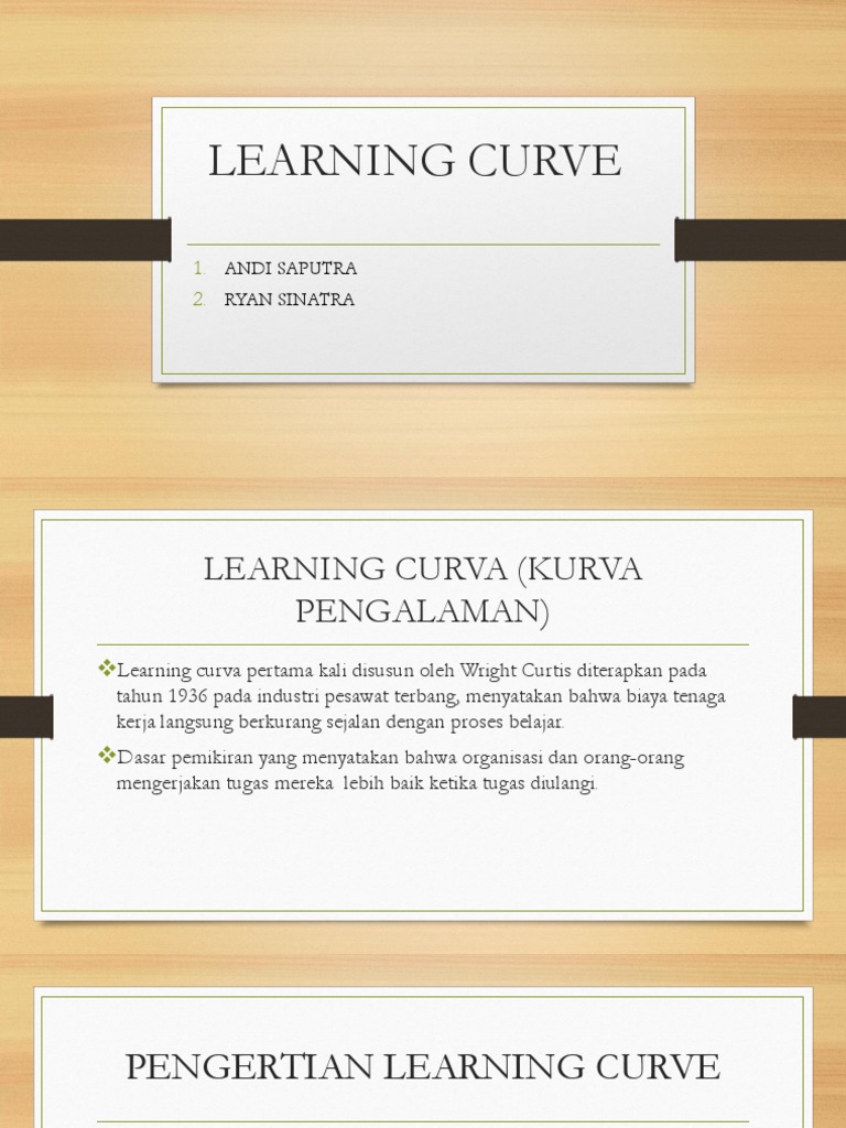 Learning Curve | PDF