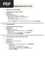 Manual CUTI Hrmis | PDF