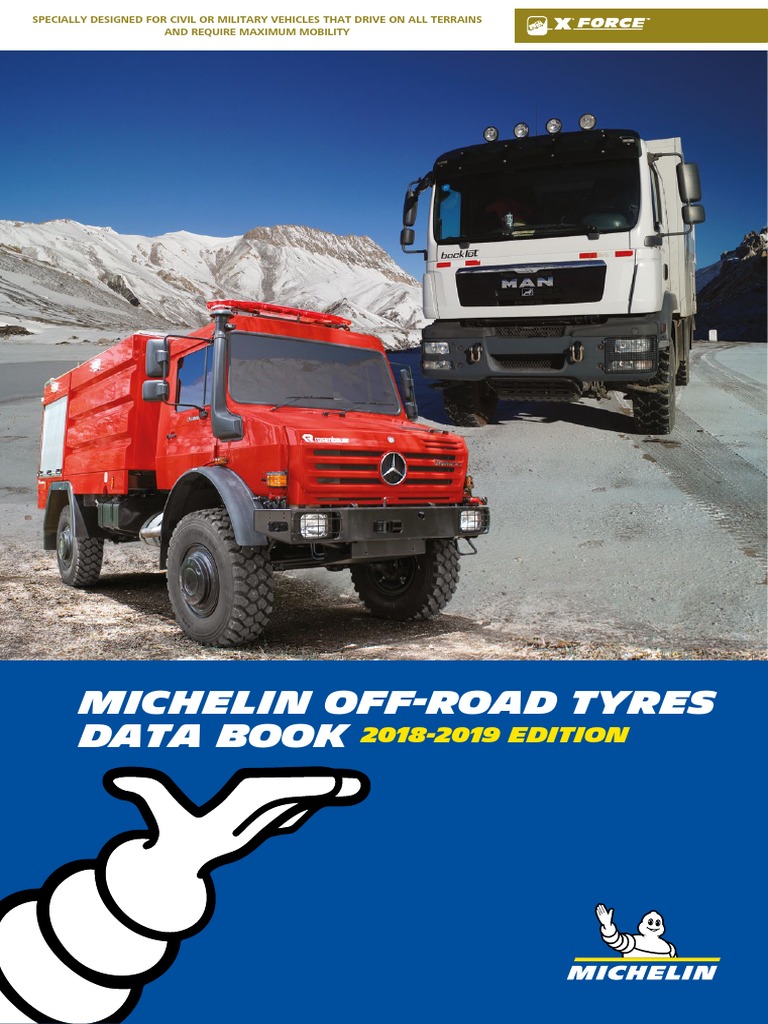 En Michelin X Force Off Road Tyres Data Book Lowres | PDF | Tire | Off ...