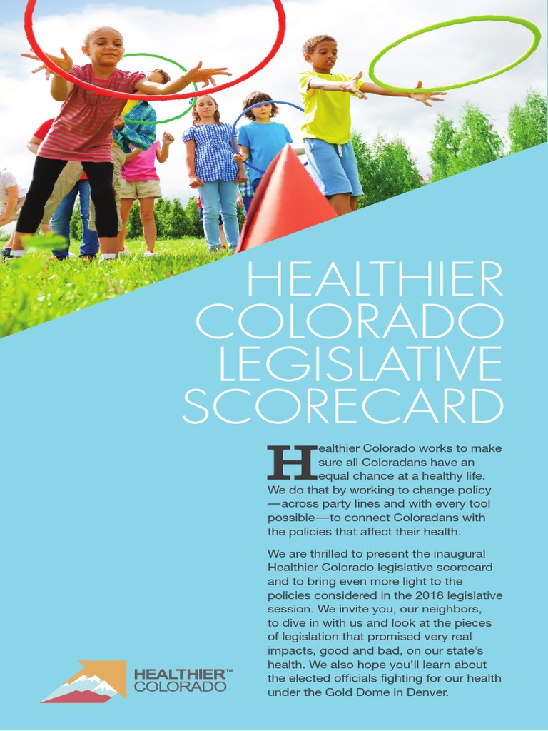 2018 Healthier Colorado Health Scorecard | PDF | Emergency Department ...
