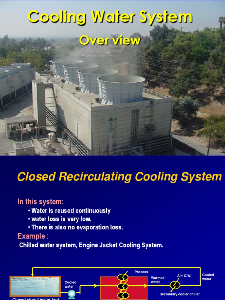 Cooling Water System - Overview | PDF | Corrosion | Anode