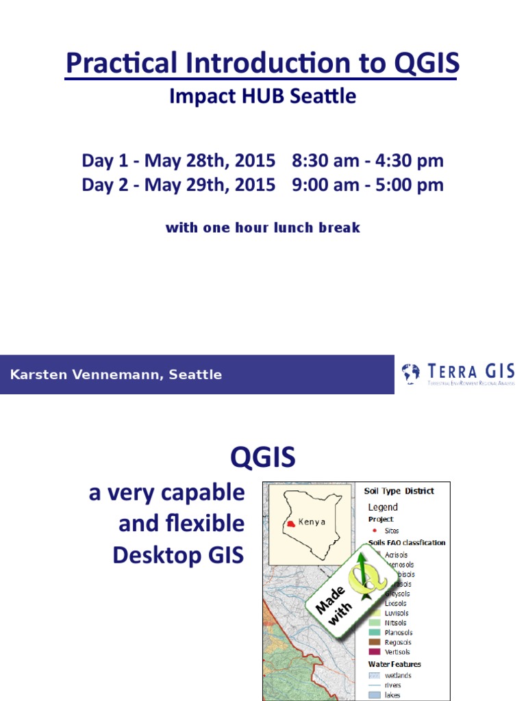 Practical Introduction To QGIS: Impact HUB Seattle | PDF | Geographic ...