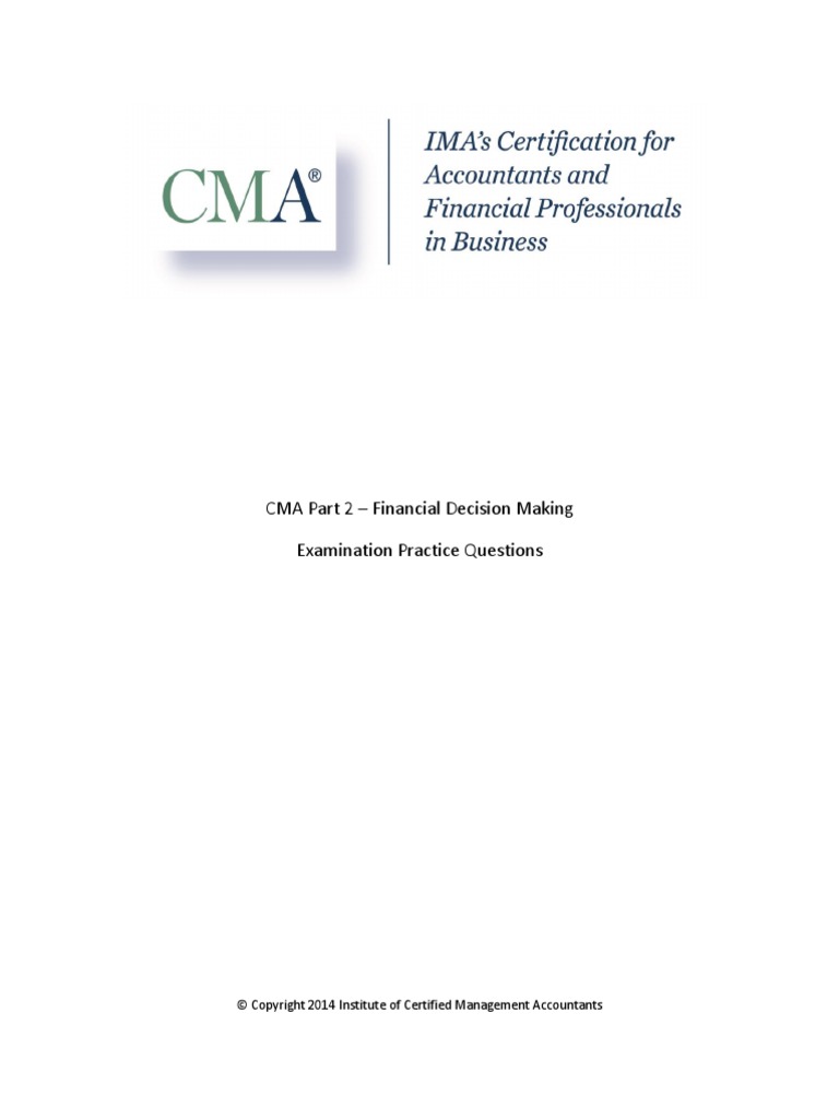 CMA Part I PDF | PDF | Dividend | Revenue