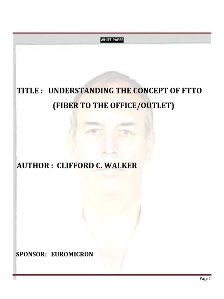 FTTO | PDF | Network Switch | Optical Fiber