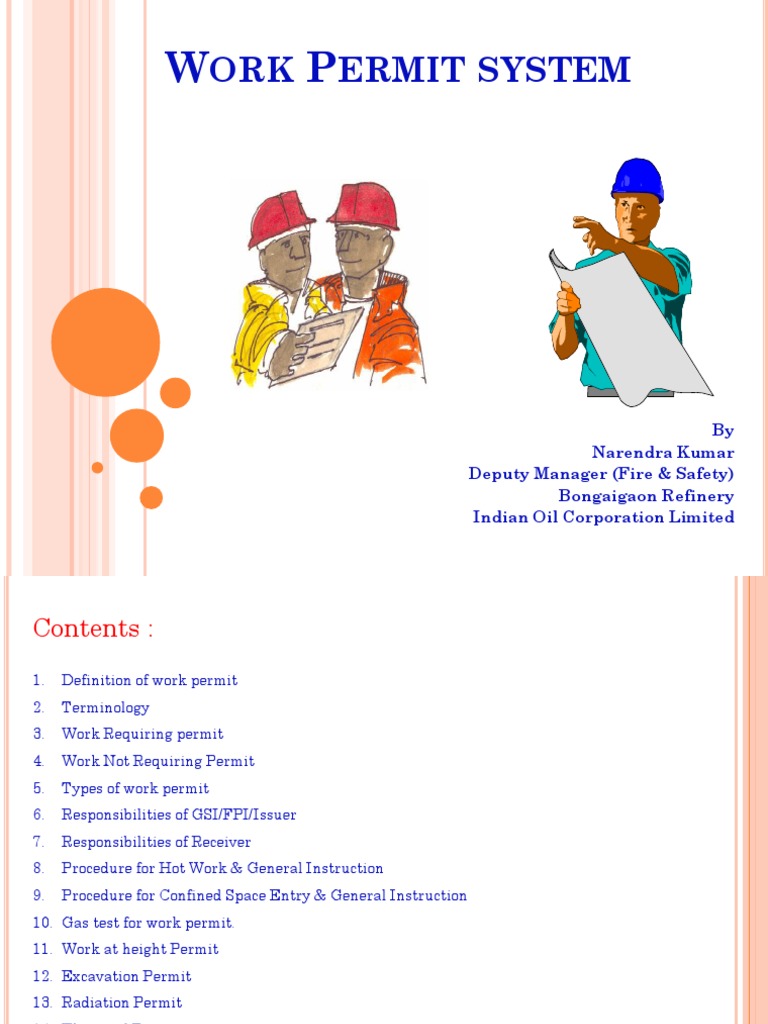 Work Permit System | PDF | Chemistry | Energy And Resource