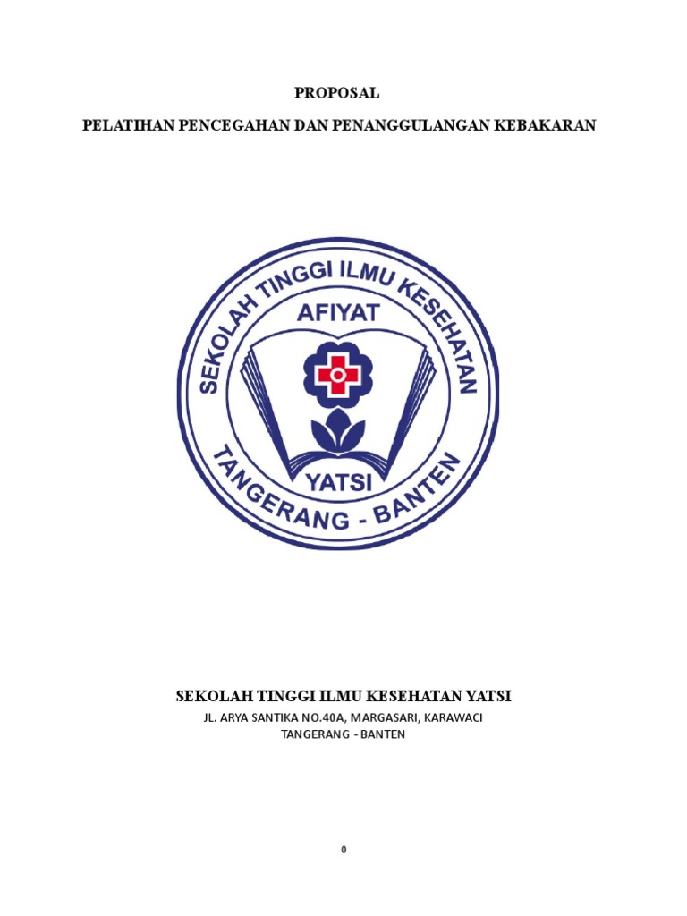 Proposal Pelatihan Damkar Yatsi | PDF